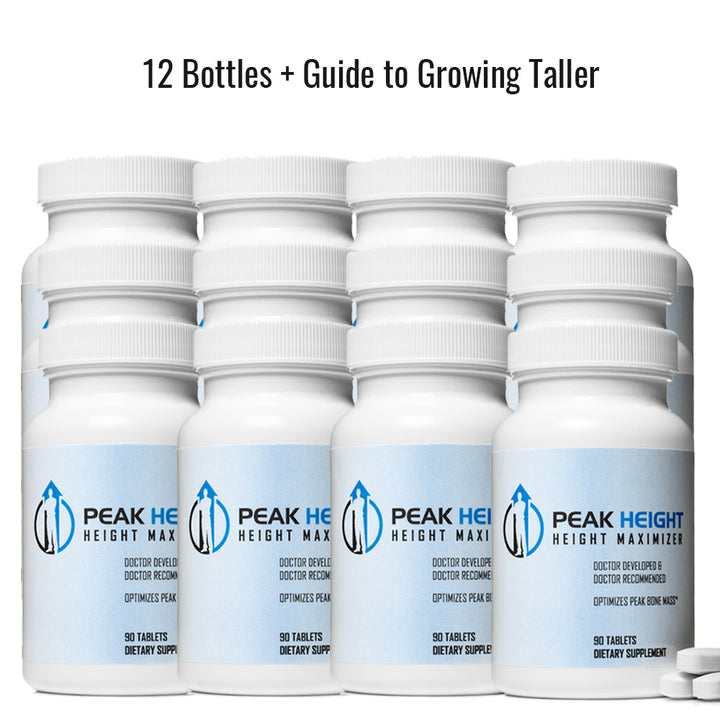 Grow Taller Pills #1 Doctor Designed Height Supplement Pill – Peak Height